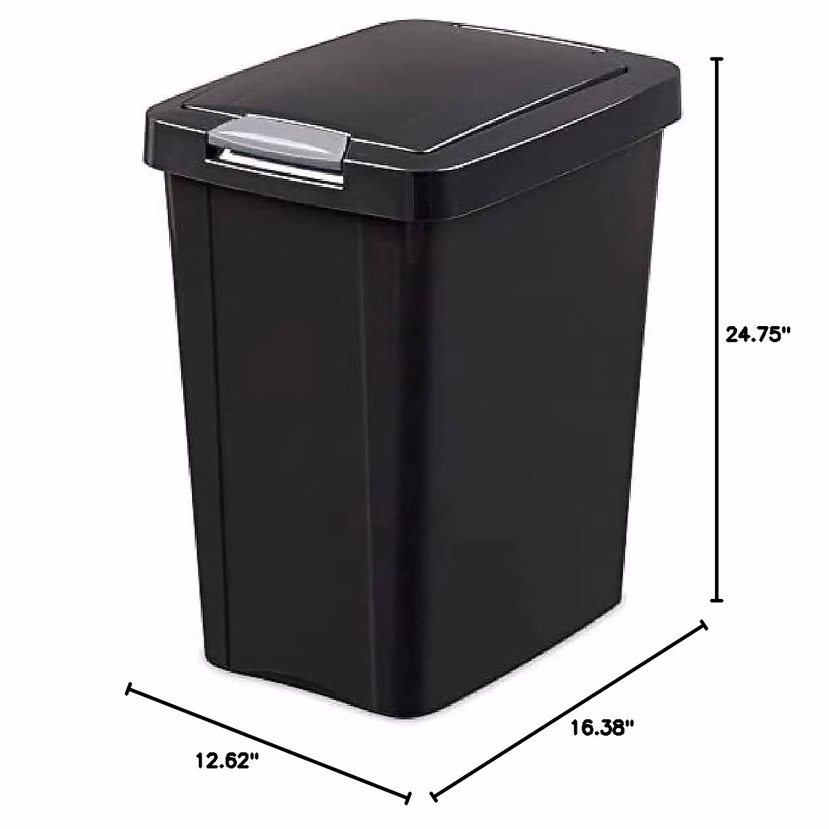 13GAL 49L BLK Touch Can