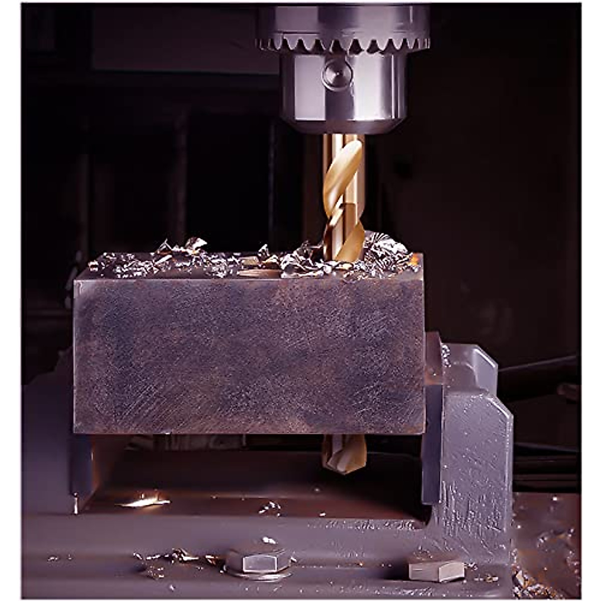 HSS Cobalt Drill Bits 3/16 in.x 3-1/2 in.Jobber Length M35 Twist Drill Steel Metal Iron-10Pcs