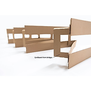 APS 4" x 18' Parking Lot Line Stencil | for Parking Lot Striping | Reusable Parking Lot Stencils for Painting | Parking Line Stencil for Parking Space | Made in USA w/Recycled Cardboard