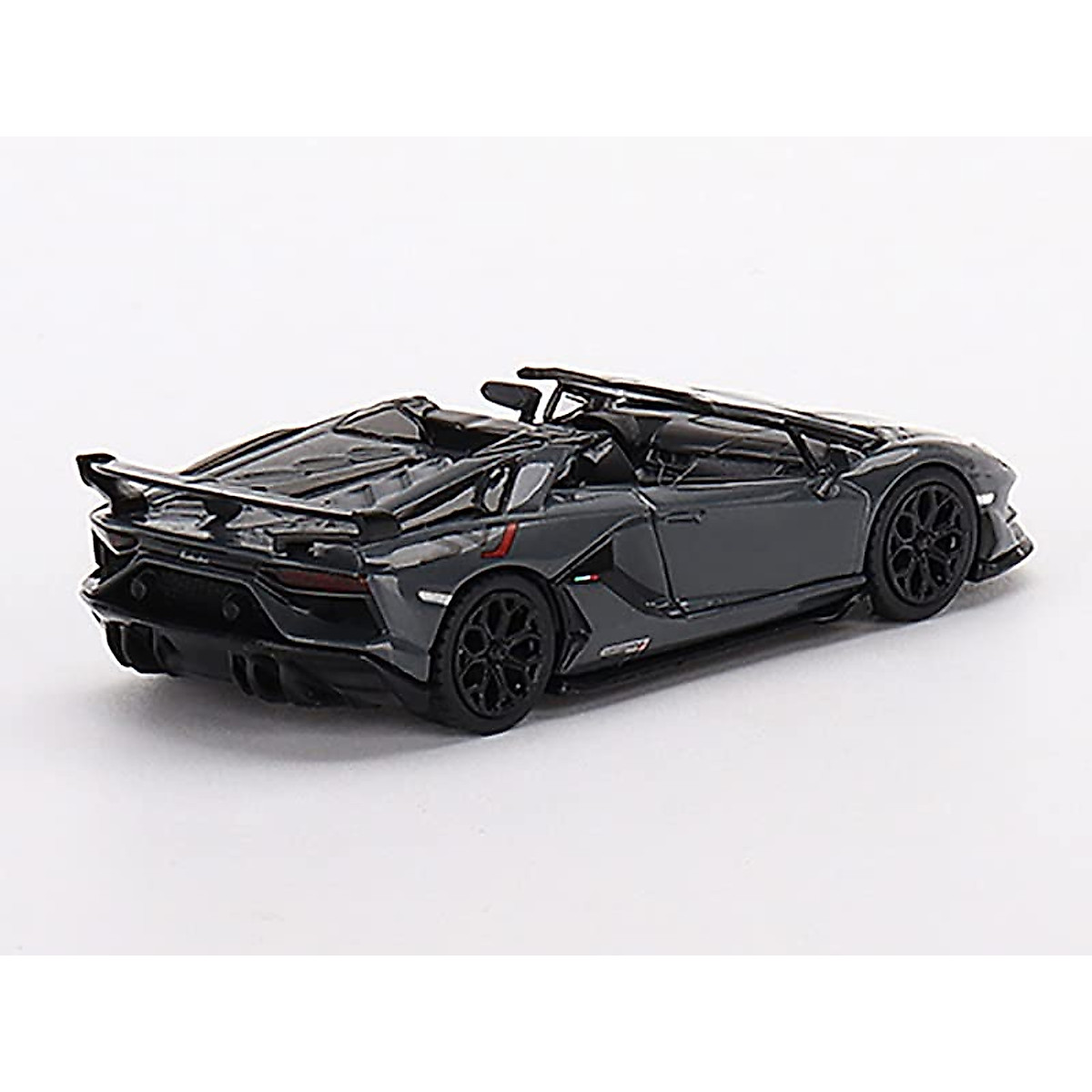 Lambo SVJ Roadster Griglo Telesto Dark Gray Limited Edition to 4200 pcs Worldwide 1/64 Diecast Model Car by True Scale Miniatures MGT00425