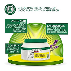 Nature's Essence Lacto Bleach, Natural Milk Bleach without Activator, 50ML