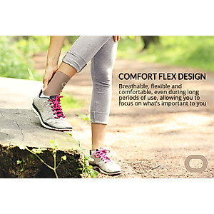 Ankle Brace Compression Sleeve for Men & Women (1 Pair) - Best Ankle Support Foot Braces for Pain Relief, Injury Recovery, Swelling, Sprain, Achilles Tendon Support, Plantar Fasciitis Socks