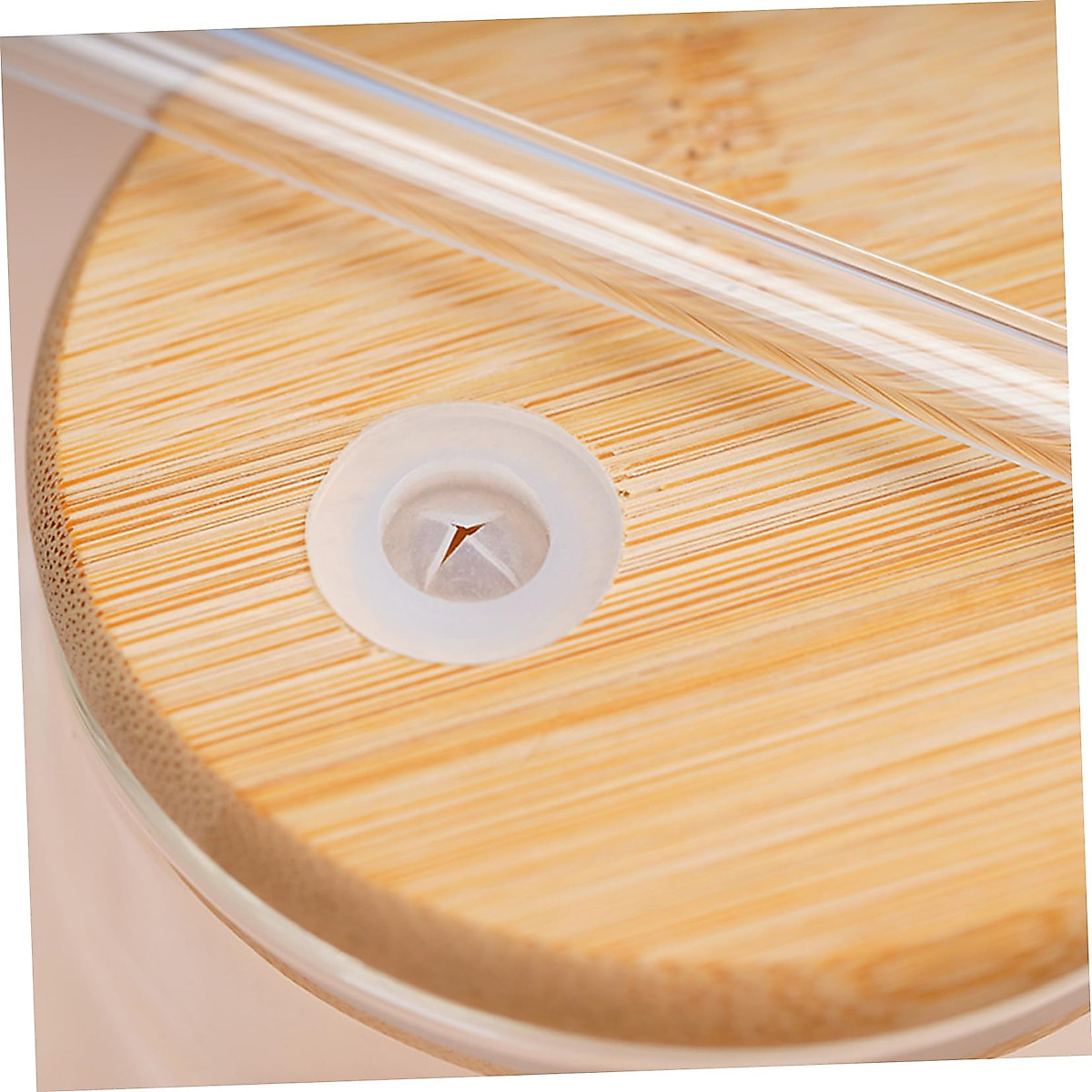 20pcs Bamboo and Wood Cover Silicone Stopper Straw Holes Wooden Lid Silicone Plugs Wood Lid Straw Plugs Wood Cover Straw Plugs Straw Fixing Plugs Wooden Cover Straw Plugs