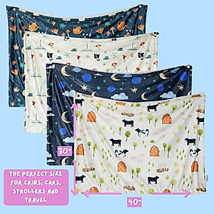 Baby Blanket, Warm Plush Fleece Blankets, for Boys and Girls, Super Soft Throw (Wonderland)