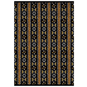 African Pattern Wax Ankara Prints Fabric 6 Yards 100% Cotton Wax Cloth for Party Dress and DIY Upholstery Fabrics LB035