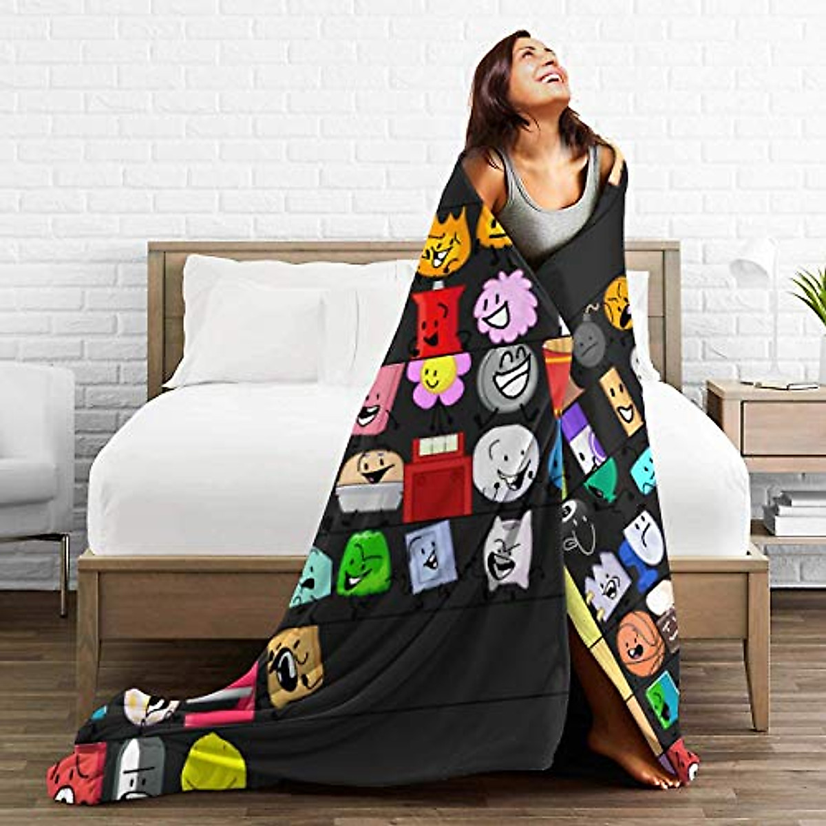Anime Game Blanket Ultra-Soft Micro Fleece Blanket Lightweight Blanket mat for Couch/Living Room/Warm Winter Cozy Plush Throw Blankets for Adults Or Kids 50X40
