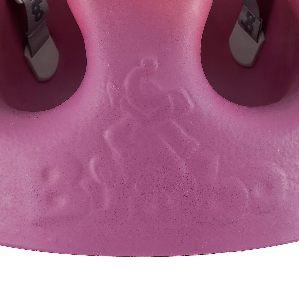 Bumbo B10013 Baby Infant Soft Foam Comfortable Wide Floor Seat with 3 Point Adjustable Harness, Grape Purple