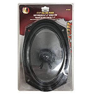 Raptor 6" x 9" OEM Replacement Dual Cone Speaker 75 Watts 4-8 OHMS Car Audio