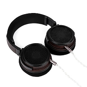 Linsoul HarmonicDyne Zeus Elite Wired Over-Ear Headphone, Flagship 50mm Suspension Diaphragm Open Back Headset, with 2 Custom IEM Cable for Audiophile Musician (Zeus Elite)