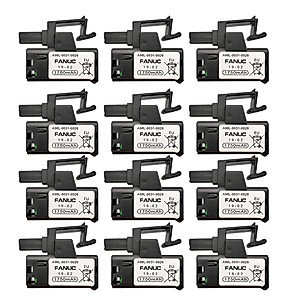 (Pack of 12) A98L-0031-0026 3V PLC Battery 1750mAh for FANUC A02B-0309-K102 PN FANUC Battery A98L-0031-0026