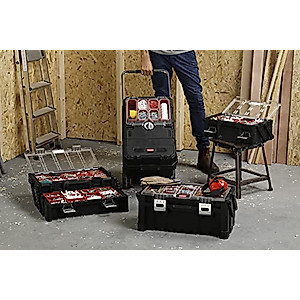 Keter Master Pro Masterloader 17191709 Tool Trolley Plastic Black/Red