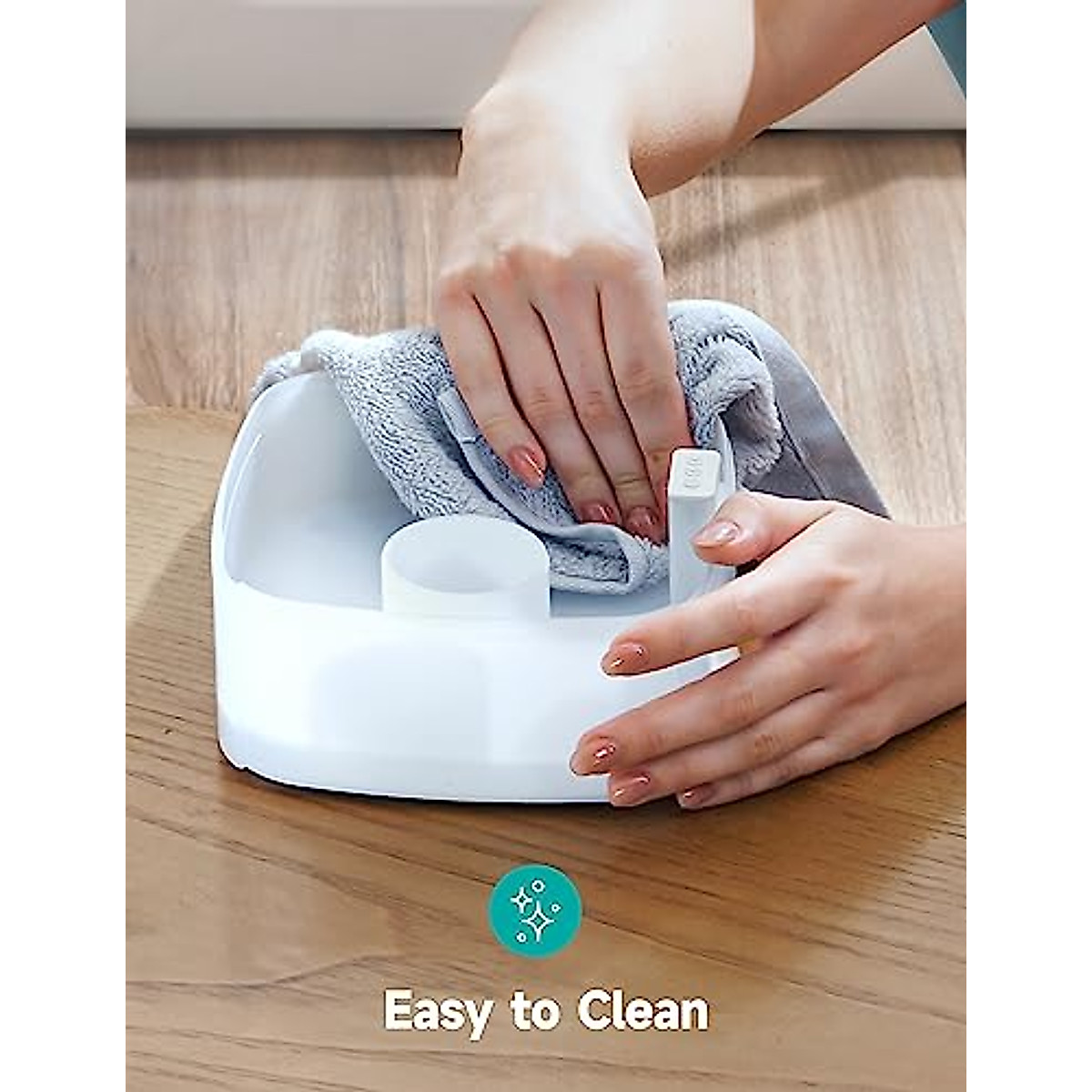 HiCOZY Air Cooler with 2 Ultrasonic Mist Levels & 3 Fan Speeds, Evaporative Air Cooler with Detachable 650ml/23oz Water Tank, 3-in-1 Portable Air Cooling Fan Humidifier for Desktop, Office and Bedroom