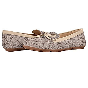 Calvin Klein Women's LINCA Loafer, Cognac, 10