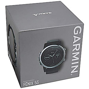 Garmin fēnix 5, Premium and Rugged Multisport GPS Smartwatch, Slate Gray/Black Band, 47 MM