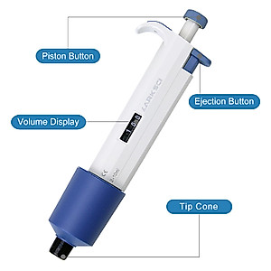LARKSCI Micropipette 0.1-2.5ul Volume Adjustable Pipettor Accuracy Volume Micro Pipette Single Channel