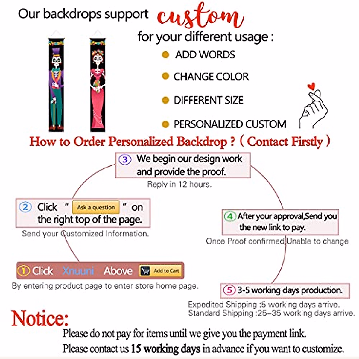 Allenjoy Day of The Dead Porch Sign Door Banner Halloween Costume Mexico Dia De Los Muertos Baby Shower Birthday Party Supplies Decorations Flag Welcome Hanging Home Wall Decor 11.8x70.9 Inch 2PCS