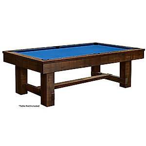 Granito Basalt Cloth - 18 Color Variations - for 7, 8, 8.5, 9, 10 Foot Tables (Tournament Blue, 8' Std Precut - Inside Table Dimensions 44" x 88')