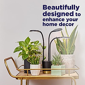 AeroGarden Trio Grow Light for Indoor Plants, Grow Live Plants Anywhere in The Home, Adjustable Light Modes, Black