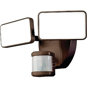 Globe Electric HZ-5867-BZ Light LED Motion, Bronze, 1600 Lumns