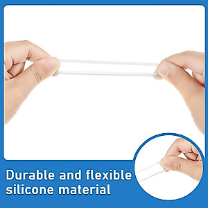 Zonon 9 Pieces Replacement Gasket Compatible with Wide Mouth Bottle Flip Lid Cap Silicone Replacement Gasket Seals 2 Inch Inner Diameter