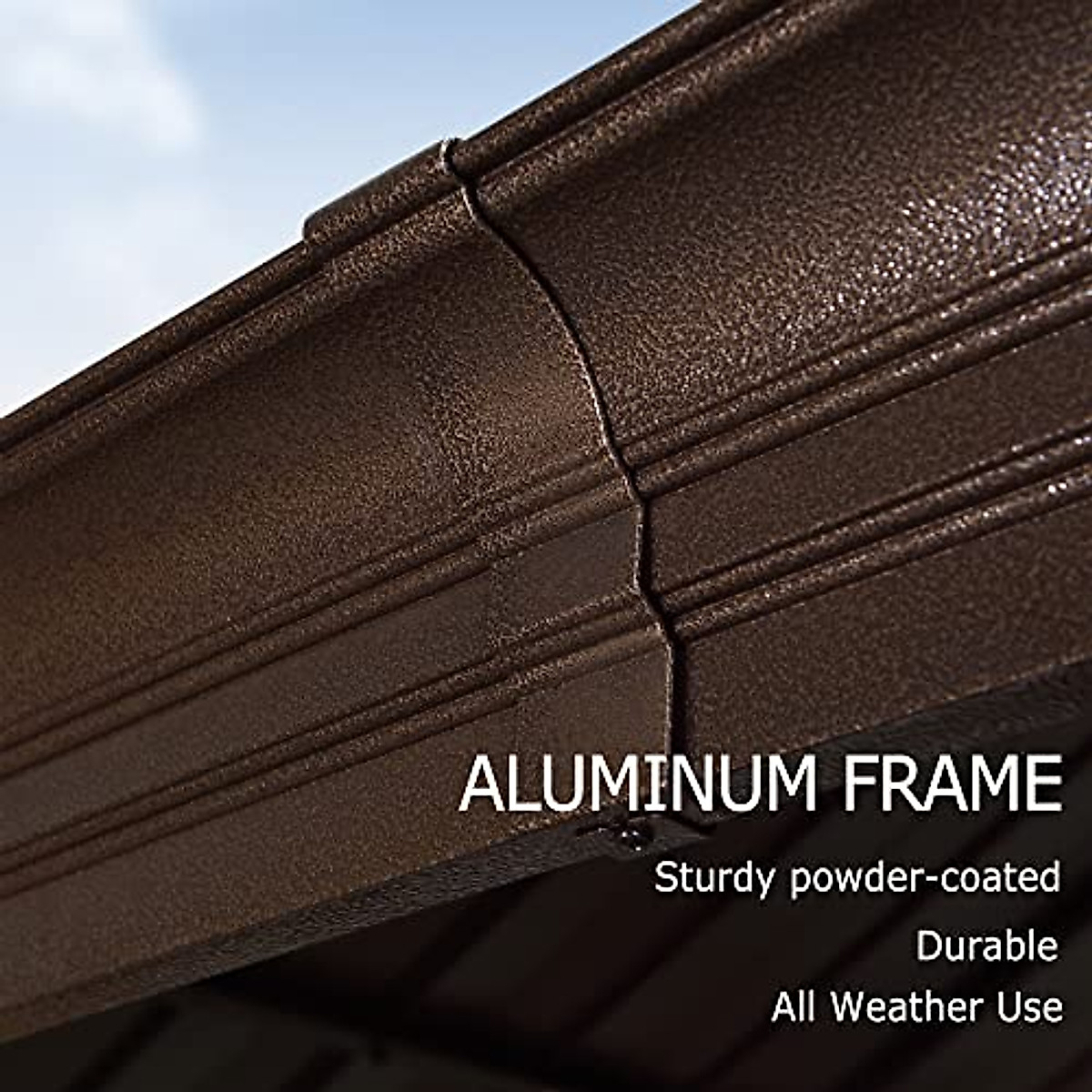 PURPLE LEAF 10' X 12' Hardtop Gazebo Canopy for Patio Deck Backyard Heavy Duty Outside Sunshade with Netting and Curtains Outdoor Permanent Metal Pavilion