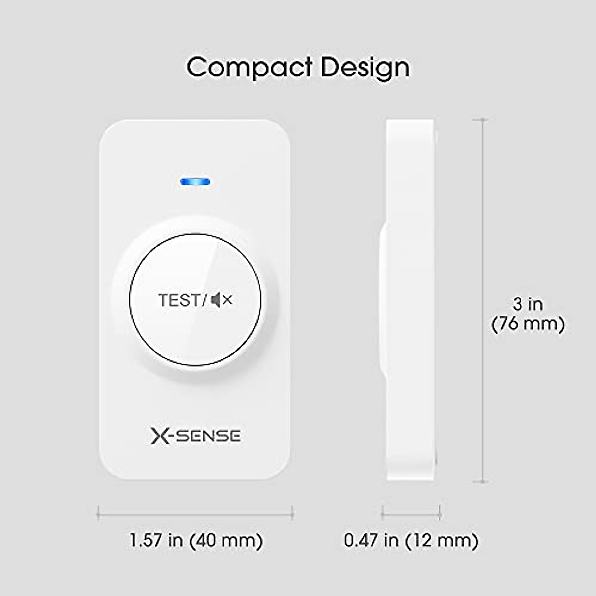 X-Sense Wireless Interconnected Combination Smoke and CO Alarms SC07-W (6-Pack) and Remote Control