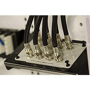 Legrand - OnQ 1X8 Enhanced Passive Video Splitter, Coaxial Cable Splitter for Quality Video, Cable Splitter Approved for Digital Cable, HDTV, and High-Speed Internet, 1GHz, VM1002