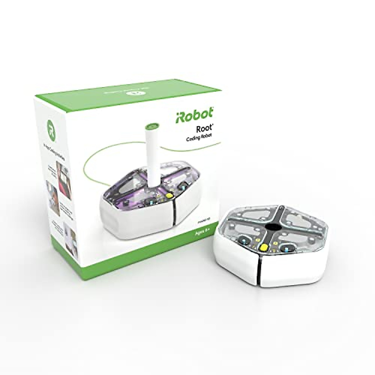 iRobot Root rt0 Coding Robot: Programmable STEM Toy for Kids 6+, Ideal for Creative Play Through Art, Music, & Code , White