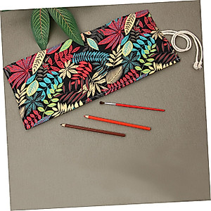 STOBOK 72 Roll Pencil Organizer Pencil Storage Wrap Pencil Case Roll up Pencil Bag Holder Motivation to Organize Pencils Pen Wrap Pencil Wrap Case High Capacity Packing Box