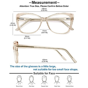 MEETSUN Blue Light Blocking Glasses for Women Anti Eyestrain Filter Blue Ray Computer Game Glasse&UV/Reduce Glare Lens (Brown Frame)