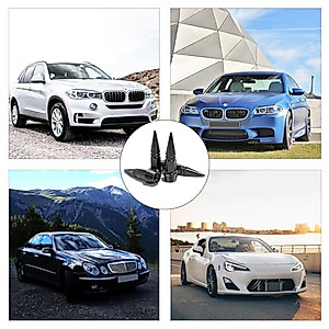 Osilly Car Tire Valve Caps, 4PCS Long Impale Spike Style Aluminum Alloy Auto Tire Wheel Valve Stem Caps, Dustproof & Waterproof, Universal for Cars, SUVs, Trucks, Bicycles and Motorcycles (Black)