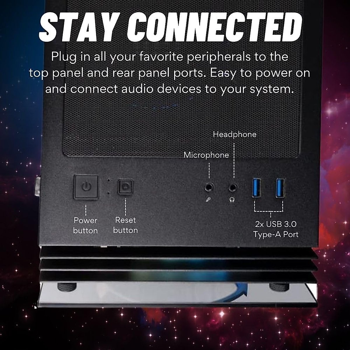 Stratos Micro Business Desktop - Intel 12 Core i7-12700K Processor, 32GB DDR5 RAM, 2 X 512GB Gen4 NVMe SSD, WiFi, Intel UHD 770 Graphics, Windows 11 Pro - RGB Professional Computer