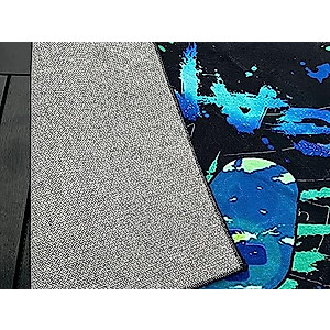Carpet Boys Gaming Gamer Rug Gamepad Living Room Mat Gamer Bedroom Controller Rug Boys Non-Slip Doormat (Black,40x60cm16x24)