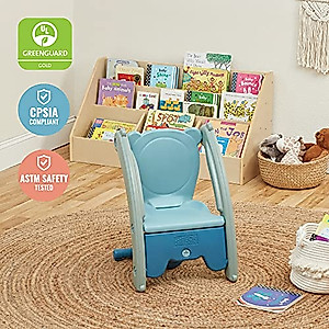 ECR4Kids Sit-N-Rock, Rocking Horse, Seafoam