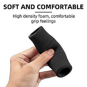 ROCKBROS Bike Grips Shock Absorption Foam Bike Handle Grips Soft Comfortable Non-Slip Double Locked on Mountain Bike Grips for BMX MTB Mountain Beach Cruiser Scooter E-Bike