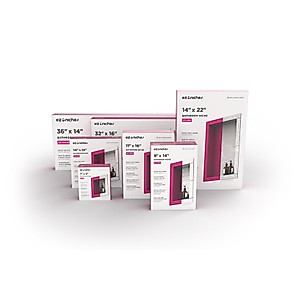 EZ-NICHES - USA - Ready for Tile Niche Preformed Bathroom Recess It Shower Shampoo Shelf (14" X 36")