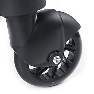 DENESTUS Baby Stroller Glider Board,Universal Stroller Ride Board with Detachable Seat and Auxiliary Pedal Holds Kids Up to 55 LBS,All Wheels Suspension