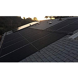 SolarPoolSupply High-Performance Solar Pool Heater Panel Replacement - 15-20 Year Life Expectancy - Extreme Durability + Easy Install + High-Heat Performance (4' X 8' / 1.5" I.D. Header)