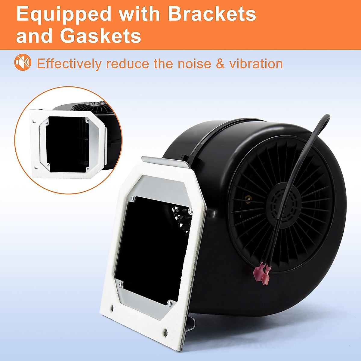 Criditpid KS-5020-1052 Convection Blower Fan Replacement for PelPro PP130, PP130-B, PP150, PP300, PP70, PPC90 Cast Iron Pellet Stove.