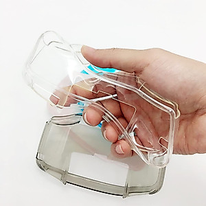 JMXLDS TPU Soft Silicone Case Crystal Clear Shell Protective Case Cover Spare Parts for GBA Gameboy Advance Transparent White