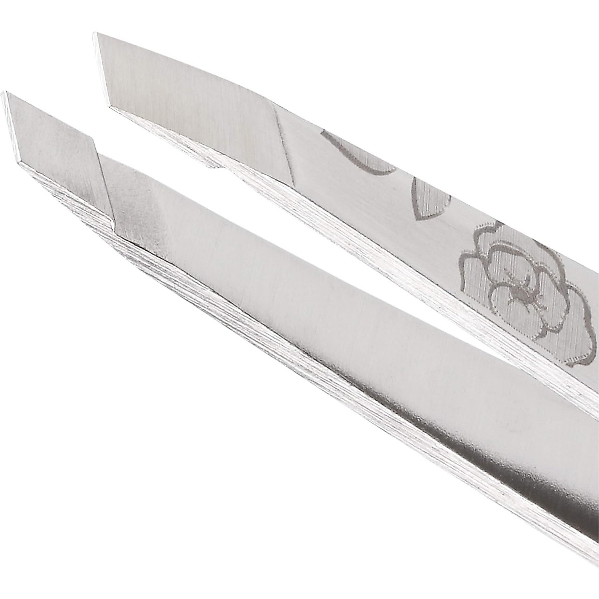 Tweezerman Studio Collection Stainless Steel Regency Finish Collection Slant High Definition Brows