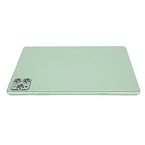 Kufoo Gaming Tablet, 100 to 240V Green 5MP 13MP Camera 10in Tablet USB C Rechargeable for Travel (Green)