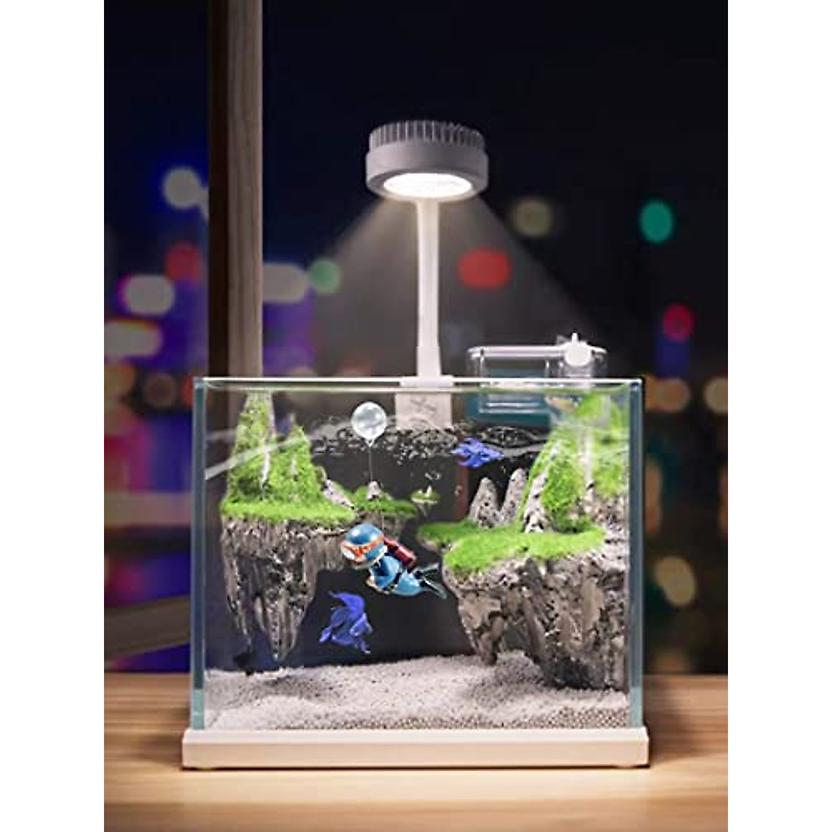 3 Pack Fish Tank Decorations,Cartoon Little Diver Aquarium Decoration Fish Tank Aquarium Diver Ornament Floating Aquarium Accessories