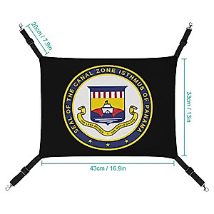 Panama Canal Isthmus Pet Hammock Comfortable Adjustable Hanging Bed for Small Animals Dogs Cats Hamster