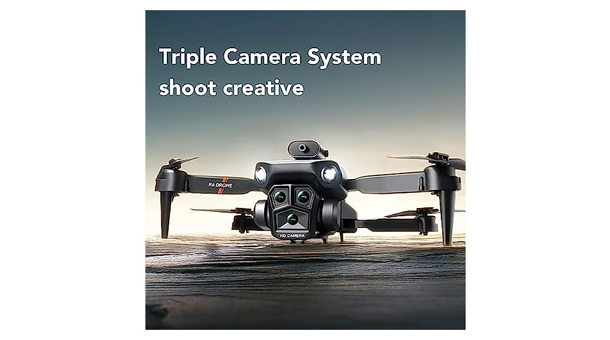 4K Drone with Triple Camera & 50X Zoom