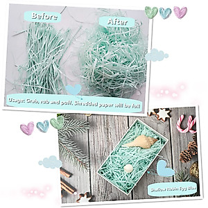 ZHODR Cut Paper Shred Filler for Gift Boxes,8 oz (1/2 lb) Easter Basket Filler, Filler for Wrapping Gifts, Crafting Activities, Display Merchandise, Weight and Many Color Options(Ivory White)
