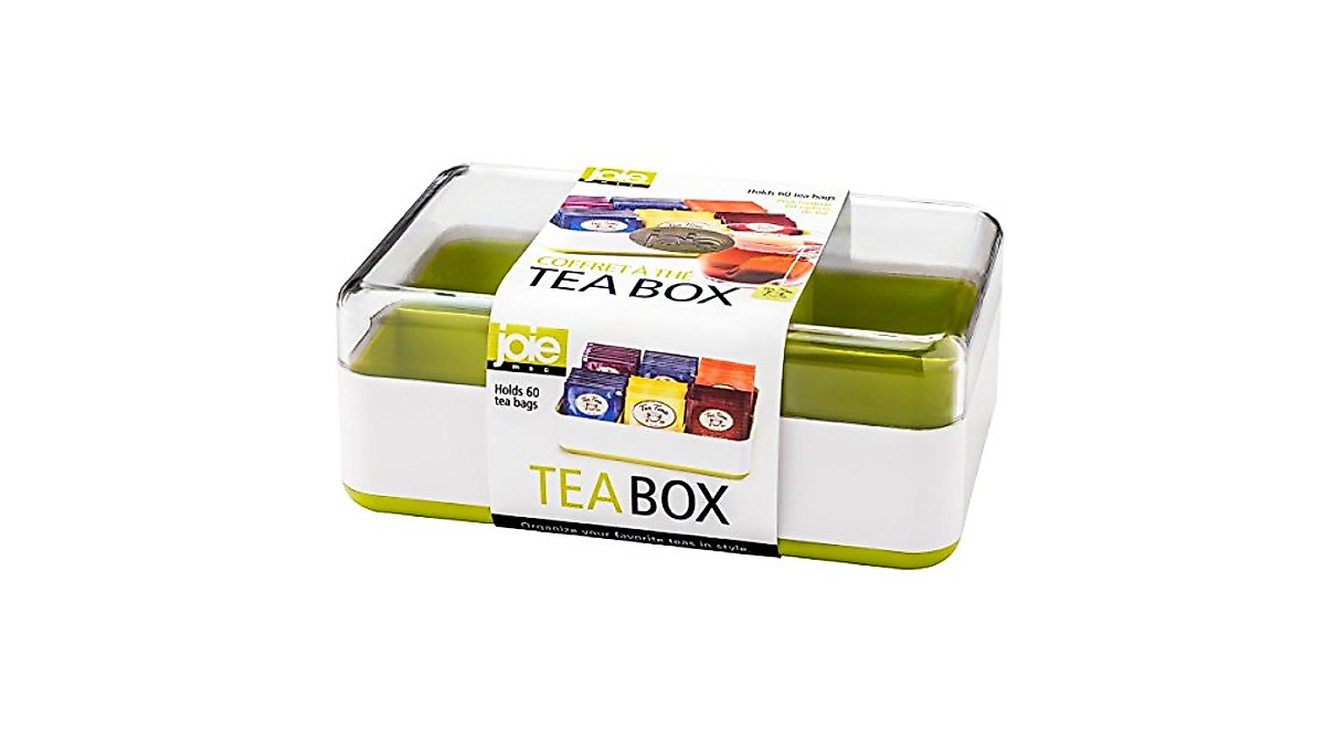 Tea Storage Box - Organize 60 Tea Bags | Durable & Compact