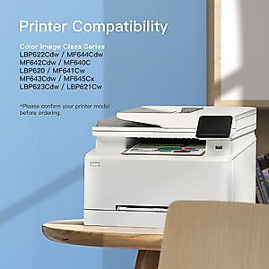 GPC ImageFlex 054H Compatible Toner Cartridge Replacement for Canon 054H 054 CRG 054H CRG 054 Compatible with Canon MF642Cdw Toner cartridges ImageClass LBP622Cdw MF644Cdw MF640C Printer (4-Pack)