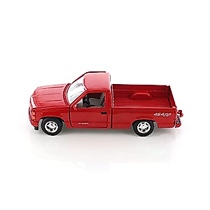 1992 Chevy 454SS Pick Up Truck, Red - Showcasts 73203 - 1/24 Scale Diecast Model Car by Motor Max