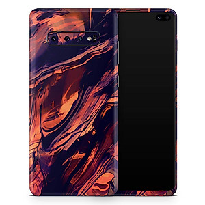 DesignSkinz Blurred Abstract Flow V11 Protective Vinyl Decal Wrap Skin Cover Compatible with The Samsung Galaxy S20 (Screen Trim & Back Glass Skin)